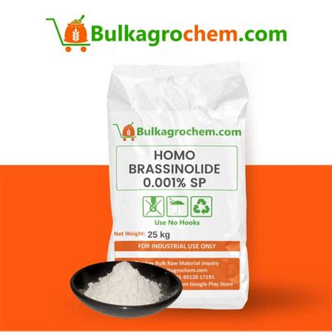 White Powder Bulkagrochem Homo Brassinolide 25 Kg Bag At ₹ 3500kg In