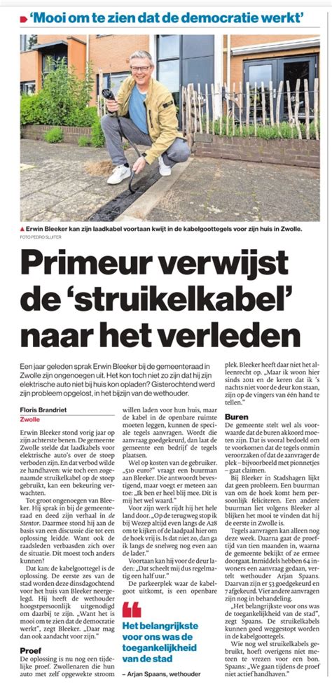 Inzet Loont Erwin Wat Mij Betreft Een Voorbeeld Van Goede Samenwerking Arjan Spaans