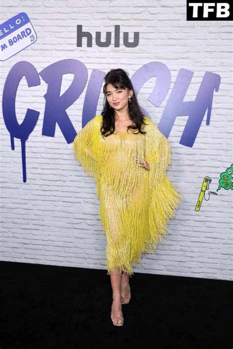Rowan Blanchard Stuns In A See Through Dress At Hulus Original Film