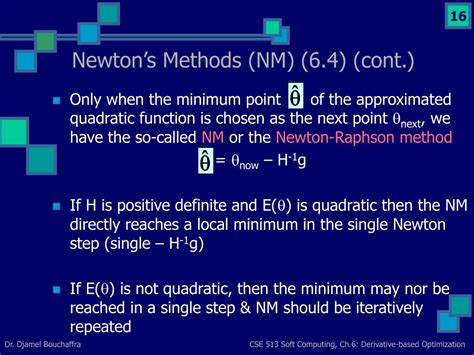 Ppt Chapter 6 Derivative Based Optimization Powerpoint Presentation
