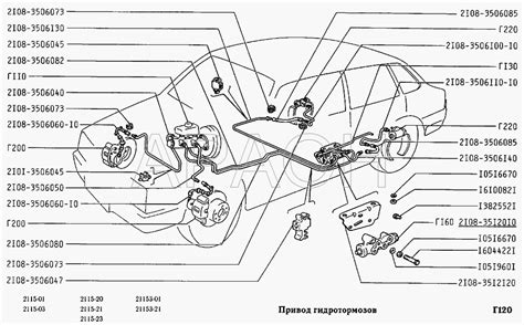Схема тормозной системы ваз 21 15 фото