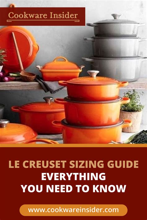 Le Creuset Sizing Guide Everything You Need To Know Le Creuset