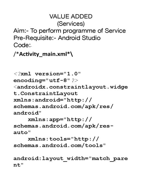 Value Added Services Aim To Perform Programme Of Service Pre