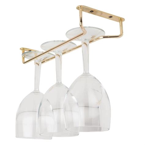 Beaumont Brass Wine Glass Rack 255mm Gm203 Buy Online At Nisbets