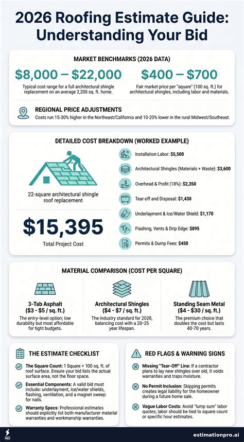 Roofing Estimate Whats In It What It Costs How To Read One