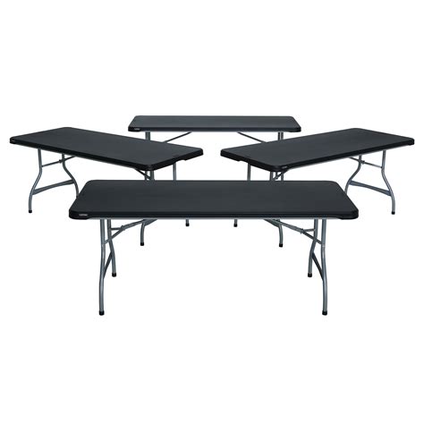 Lifetime 6 Foot Nesting Rectangle Folding Tables Indooroutdoor