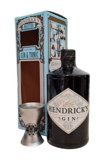Джин Gin Hendrick's цена 0,7 л упаковка: подарочная ( + джиггер) 10415 ...