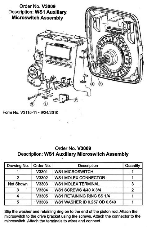 Ws1 Auxiliary Microswitch Assembly Watex