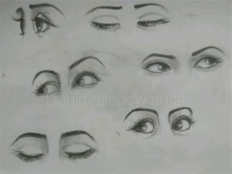 How To Draw Eyes Different Angles