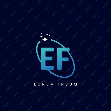 Premium Vector Letter Ef Fe With Starling Logo Star Logo