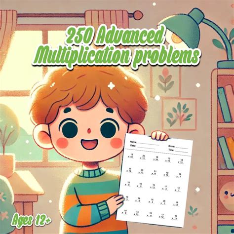 Advanced Multiplication Worksheets Math Tutoring Supplies Etsy