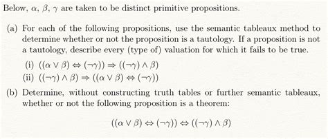 Solved Below A ß Y Are Taken To Be Distinct Primitive