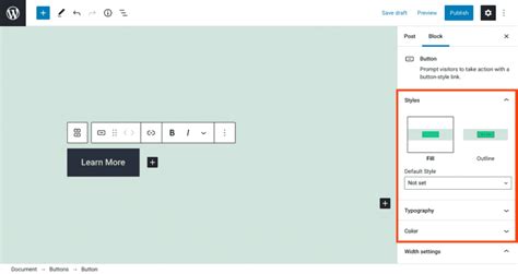 How To Use The Wordpress Buttons Block