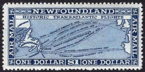 Newfoundland 1931 1 Deep Blue Air Stamp Imperium Stamps Ltd