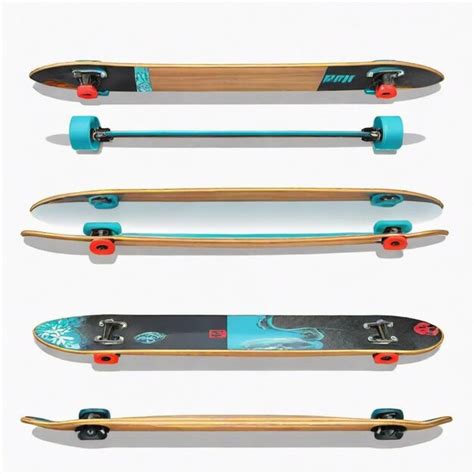 A Skateboard With The Word M On The Bottom Premium Ai Generated Vector