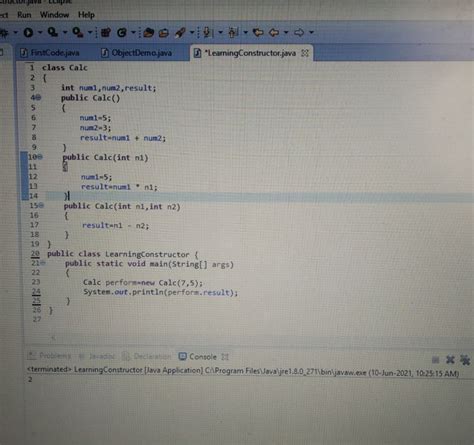 Aravinidh S On Linkedin Basic Idea About Constructor In Java