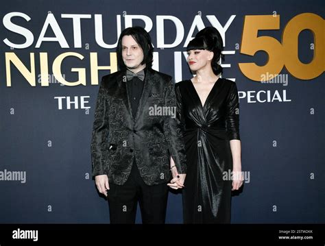 Jack White Left And Olivia Jean Attend The Snl50 The Anniversary Special At Rockefeller Plaza