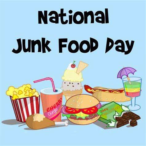 National Junk Food Day Running In My Head