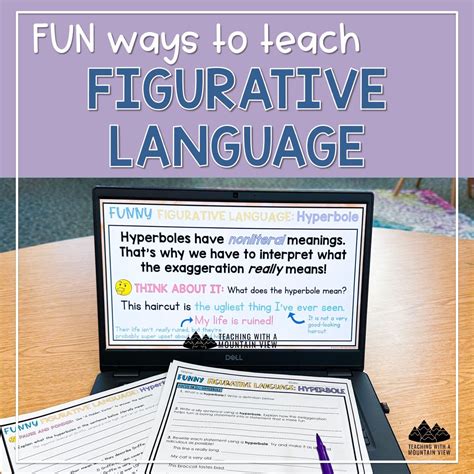 Silly Figurative Language Teaching Figurative Language With Picture