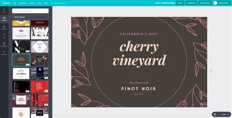 Free Wedding Wine Label Template
