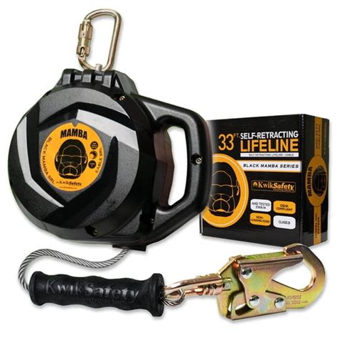 Kwiksafety Charlotte Nc Mamba 33 Self Retracting Lifeline