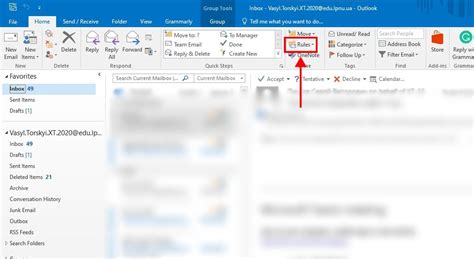 how to create a rule in outlook step by step guide