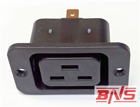 47970000 Gniazdo Zasilające Ac Przykręcane Na Panel C19 Gniazdo