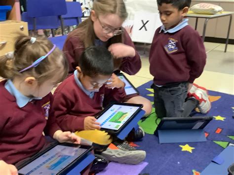 P7 Digital Monitors Helping Us With Our Ict Coding Tasks