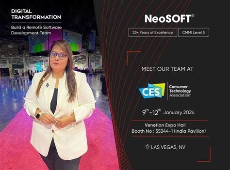 🌟poonam lalka on linkedin ces2024 lasvegas neosoft technology ai