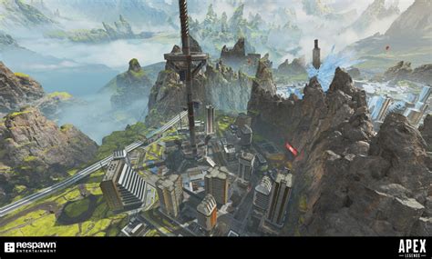 Artstation Apex Legends Worlds Edge Skyhook Elevator Kristen C