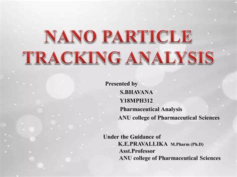 Nanoparticle Tracking Analysis Pdf