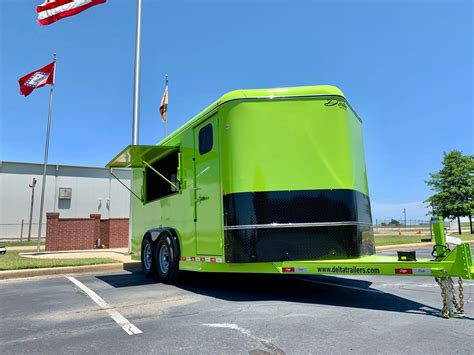 Delta Trailers Custom Concession Trailer Lime Green