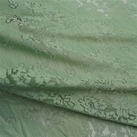 Tecido Renda Cordonê Verde Chá