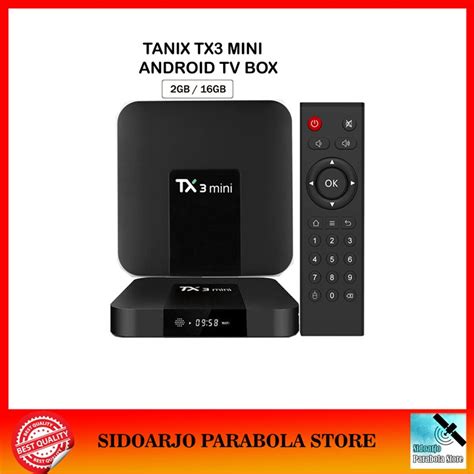 Jual Smart Tv Box Ram 2gb Rom 16gb Tanix Tx3 Mini 4k Android And Media