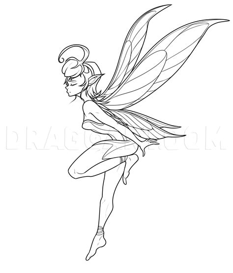 How To Draw A Pixie Drawing Step By Step By Dawn Dragoart