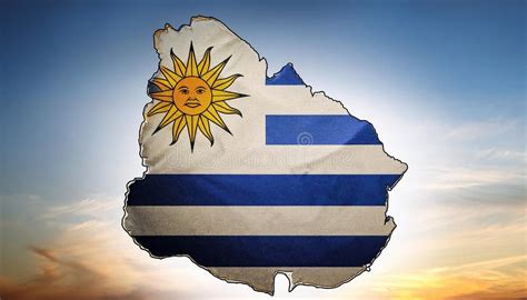Uruguay Map And Flag Stock Illustration Illustration Of Wing 353665032