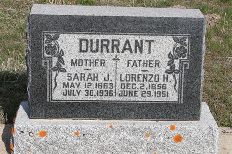 Sarah Jane Norwood Durrant 1863 1936 Find A Grave äreminne