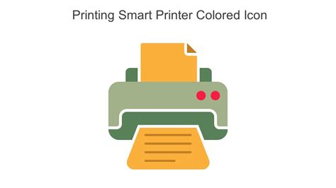 Printing Smart Printer Colored Icon In Powerpoint Pptx Png And Editable Eps Format PPT Slide