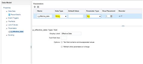 Passing Date Type Parameter From An Ess Job To A Bi Sql Data Model In