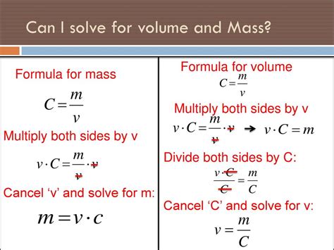 Calculating Concentrations Ppt Download