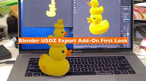 Bslive First Look At Usdz Export Addon For Blender Youtube