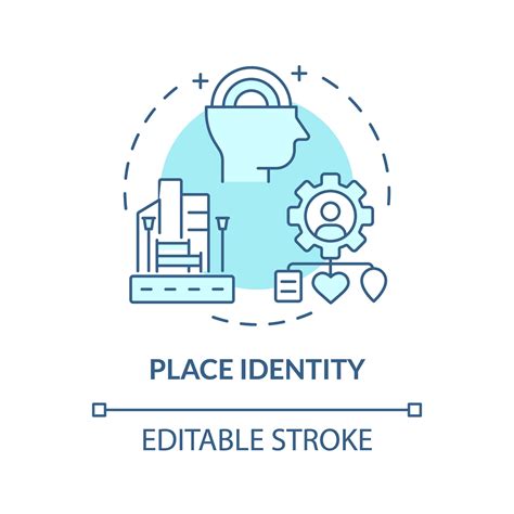 2d Editable Blue Place Identity Icon Monochromatic Isolated Vector