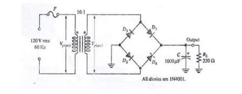 Solved A Determine The Peak To Peak Ripple Voltage If The Chegg