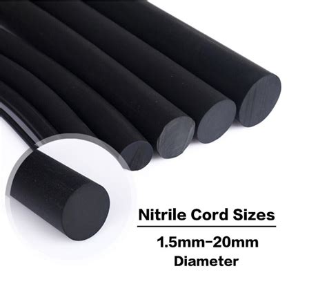 Silicone Epdm Solid Rubber Seal Extrusion Cord O Ring Cord And Round