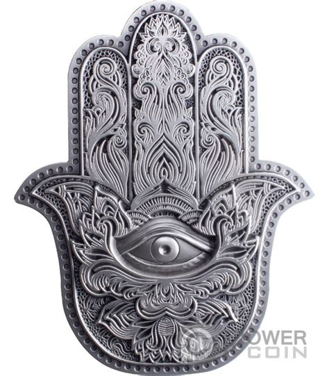 Hamsa Hand Of Fatima 1 Kg Silver Stackable 2023