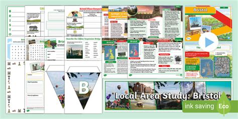 Bristol Local Area Study Resource Pack KS1 KS2 Twinkl