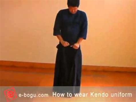 Kendo101 How To Wear A Kendo Uniform Youtube