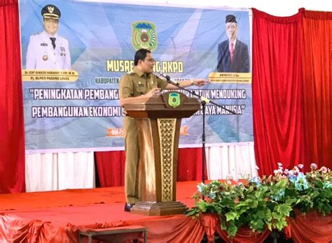 Pj Bupati Edy Junaedi Dorong Realisasi Padang Lawas Bercahaya Okezone News