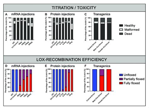 Viability Of Embryos And Recombination Efficiencies With Icre Mrna