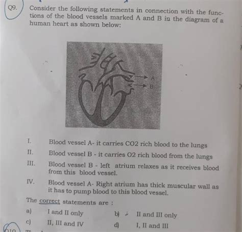 q9 consider the following statements in connection with the functions of